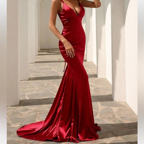Dresses | Red Miss Ord Formalprom Dress | Poshmark